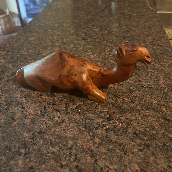 Accents | Hand Carved Wooden Camel | Poshmark